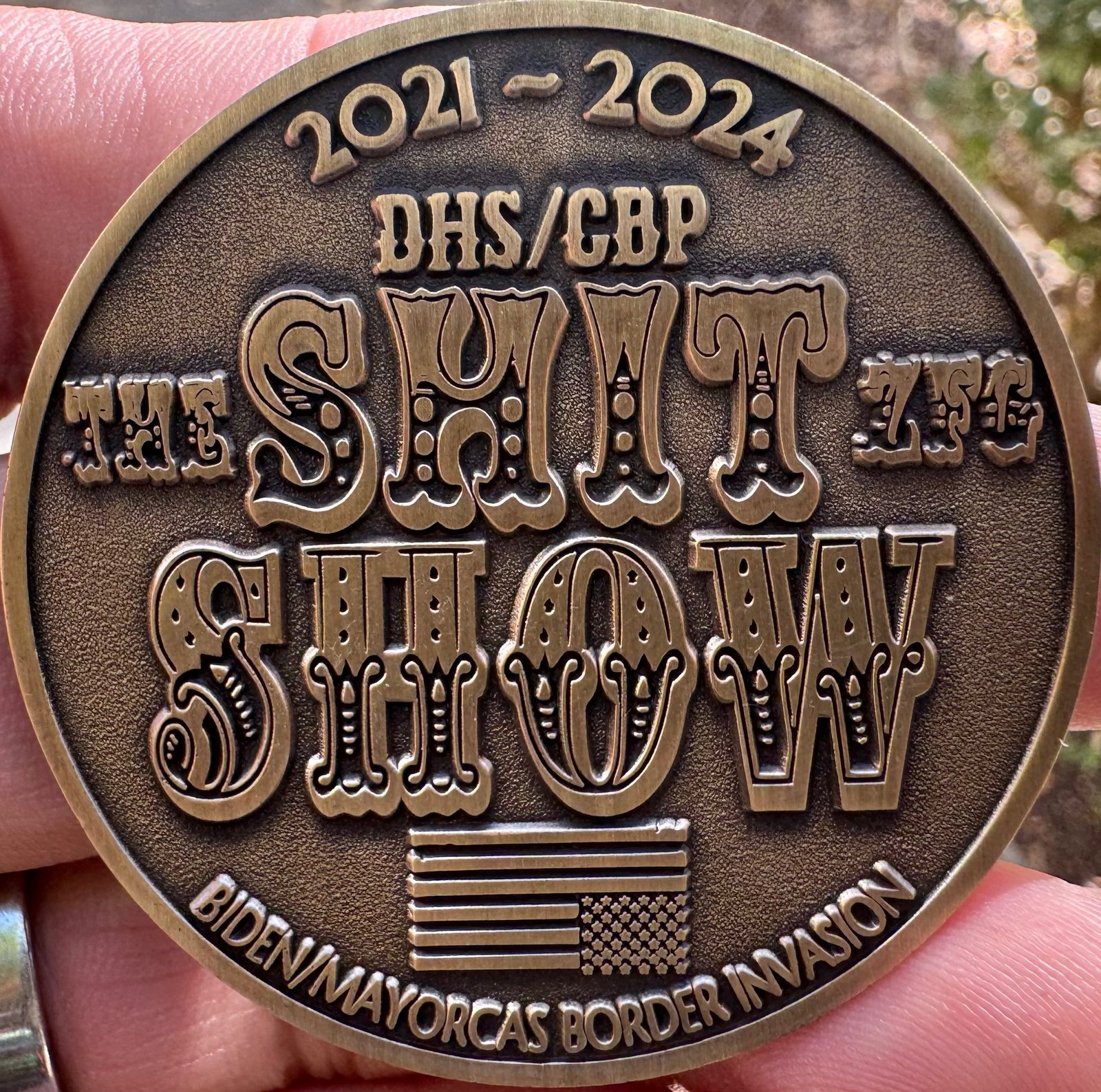THE SHIT SHOW ~ COMMEMORATIVE COIN | OLD PATROL HQ / FIERCE 5%