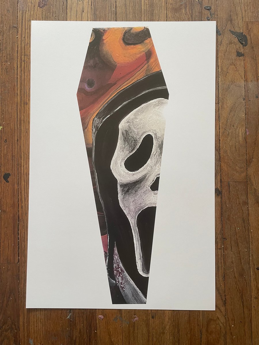 GHOSTFACE FINE ART PRINT | Grey Engel Artwork