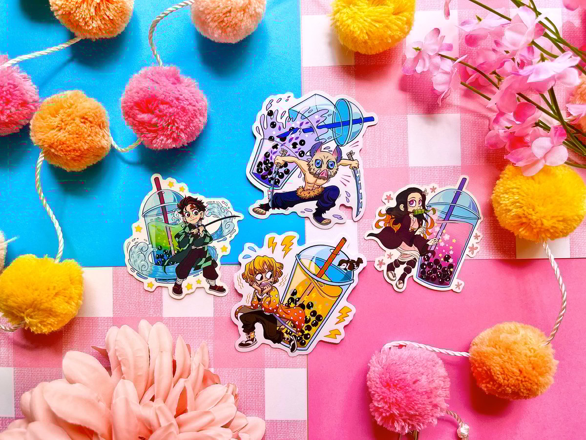 Siblings & Friends Vinyl Stickers | Lalaineartgeek