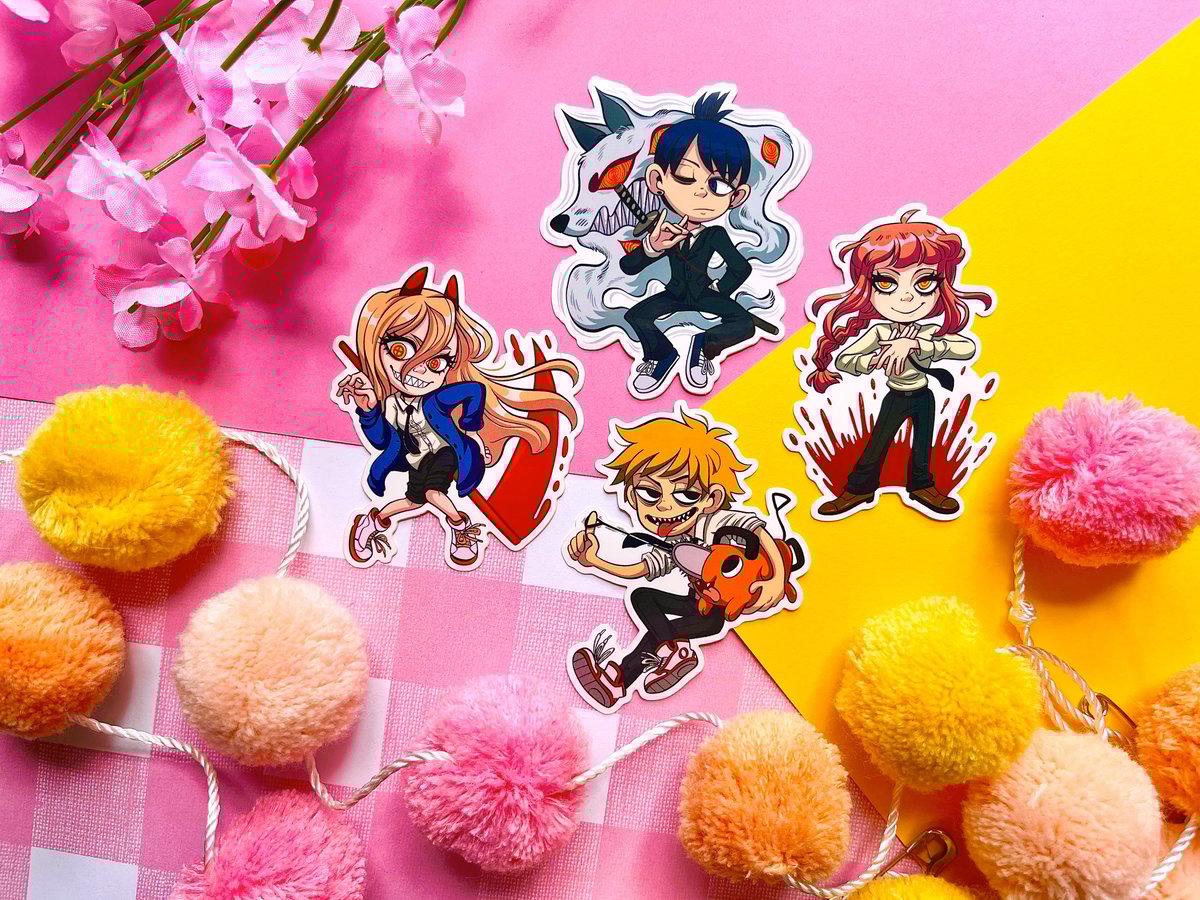 Saw Squad Vinyl Stickers | Lalaineartgeek