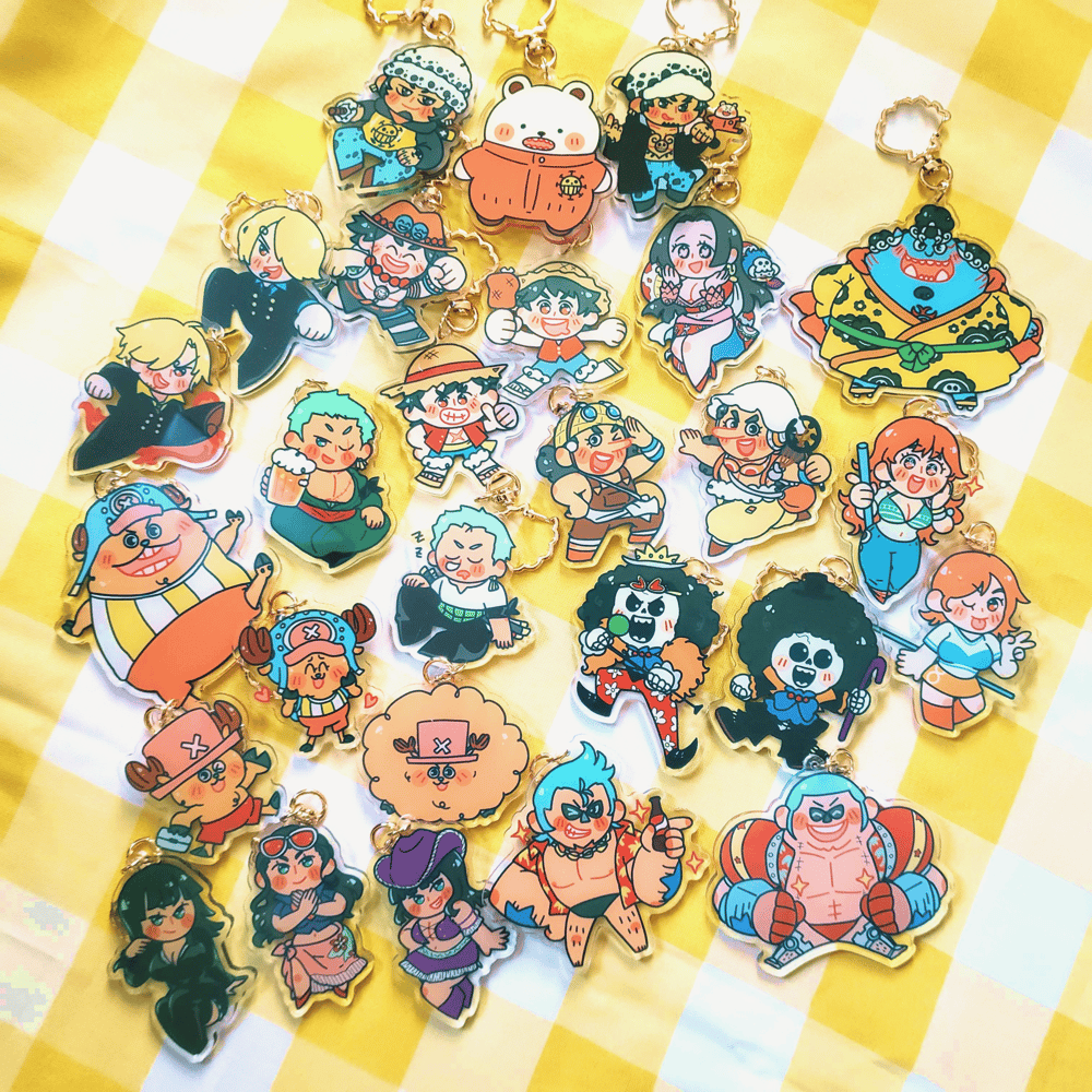 One Piece Acrylic Charms | limpachi