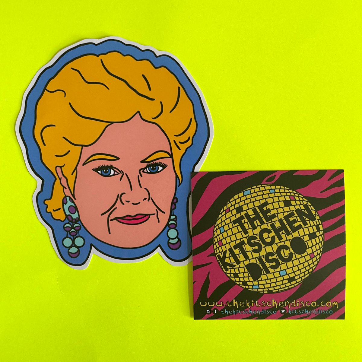 Pat Butcher Vinyl Sticker | The Kitschen Disco