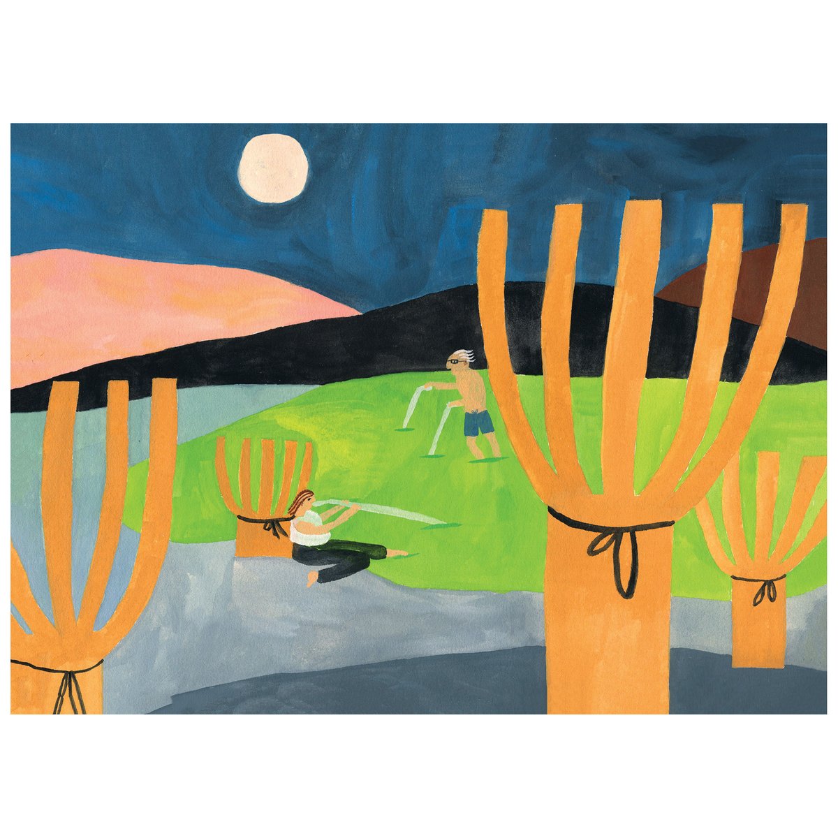 Matcha Lake 5x7" Print | Carolyn Yoo