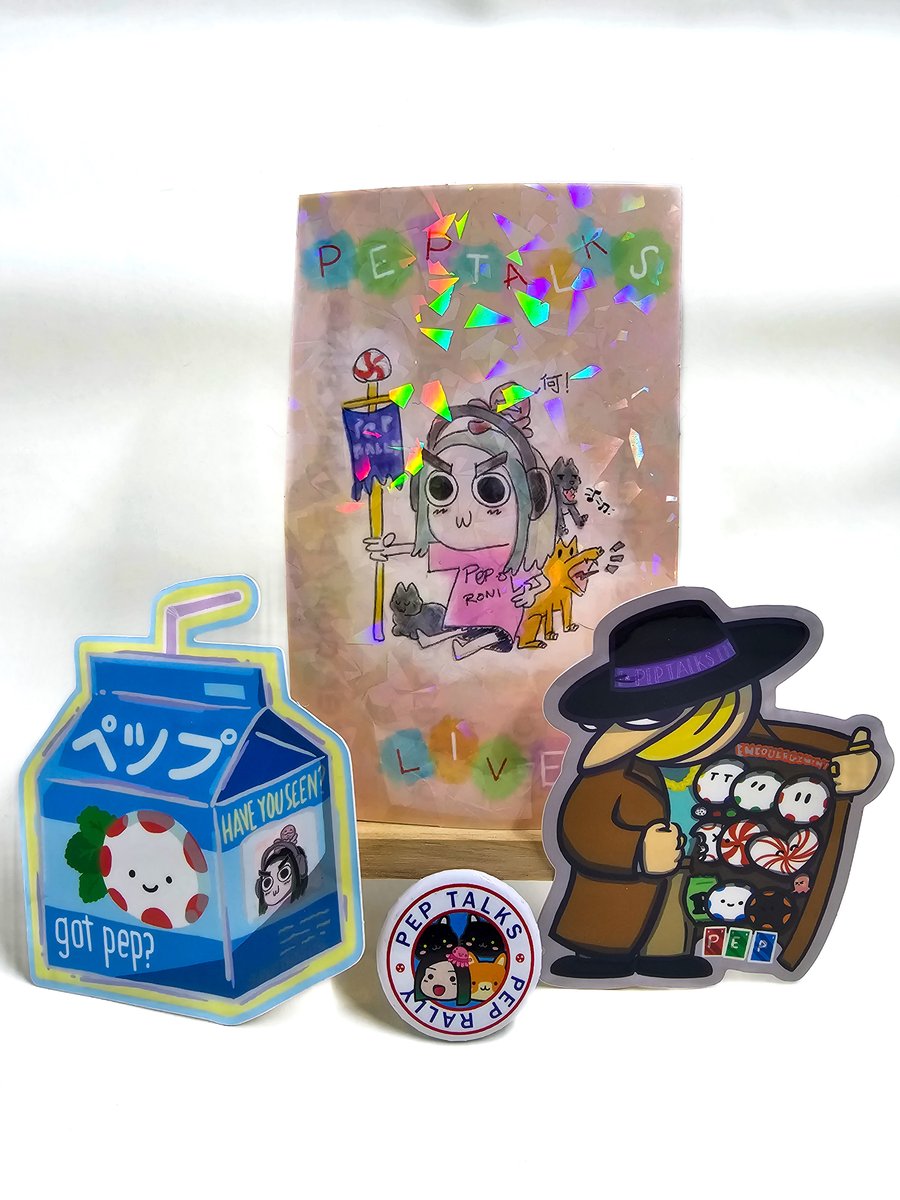 Pep Rally Sticker Pack & Pin | peptalks