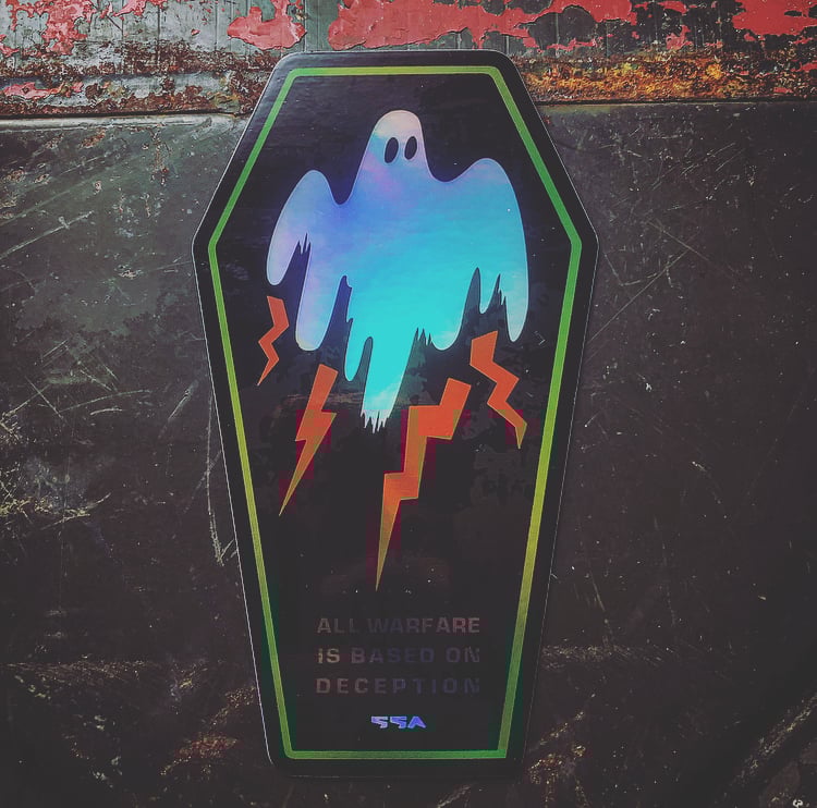GHOST ARMY STICKER (H) | STAND STRONG ART