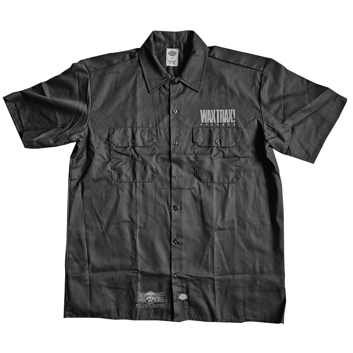 Wax Trax Shirt Star Stamp Logo Wax Trax Records