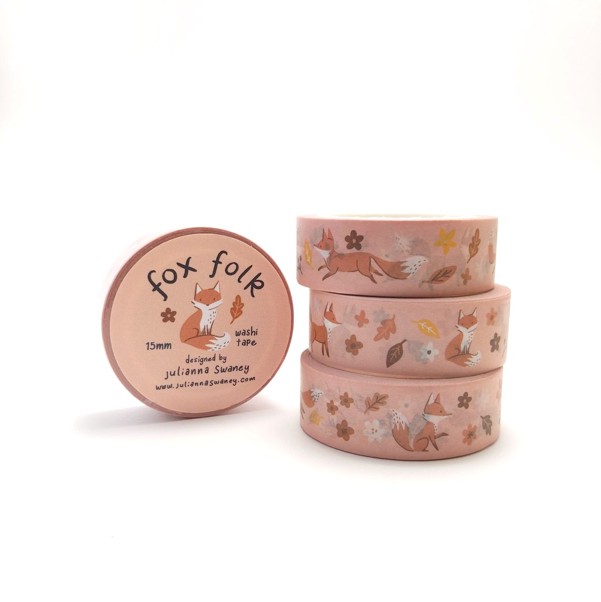 Fox Folk Washi Tape | Artwork by Julianna Swaney