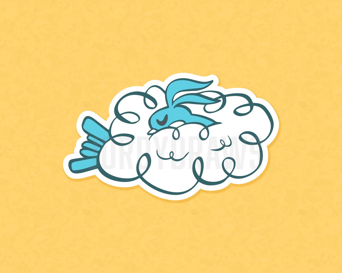Altaria Sticker | jordydraws