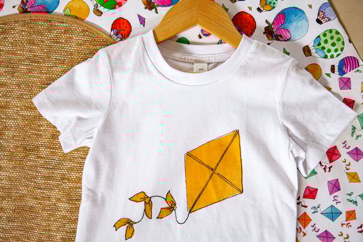 Yellow Kite - Kids T shirts | My Backyard Adventures