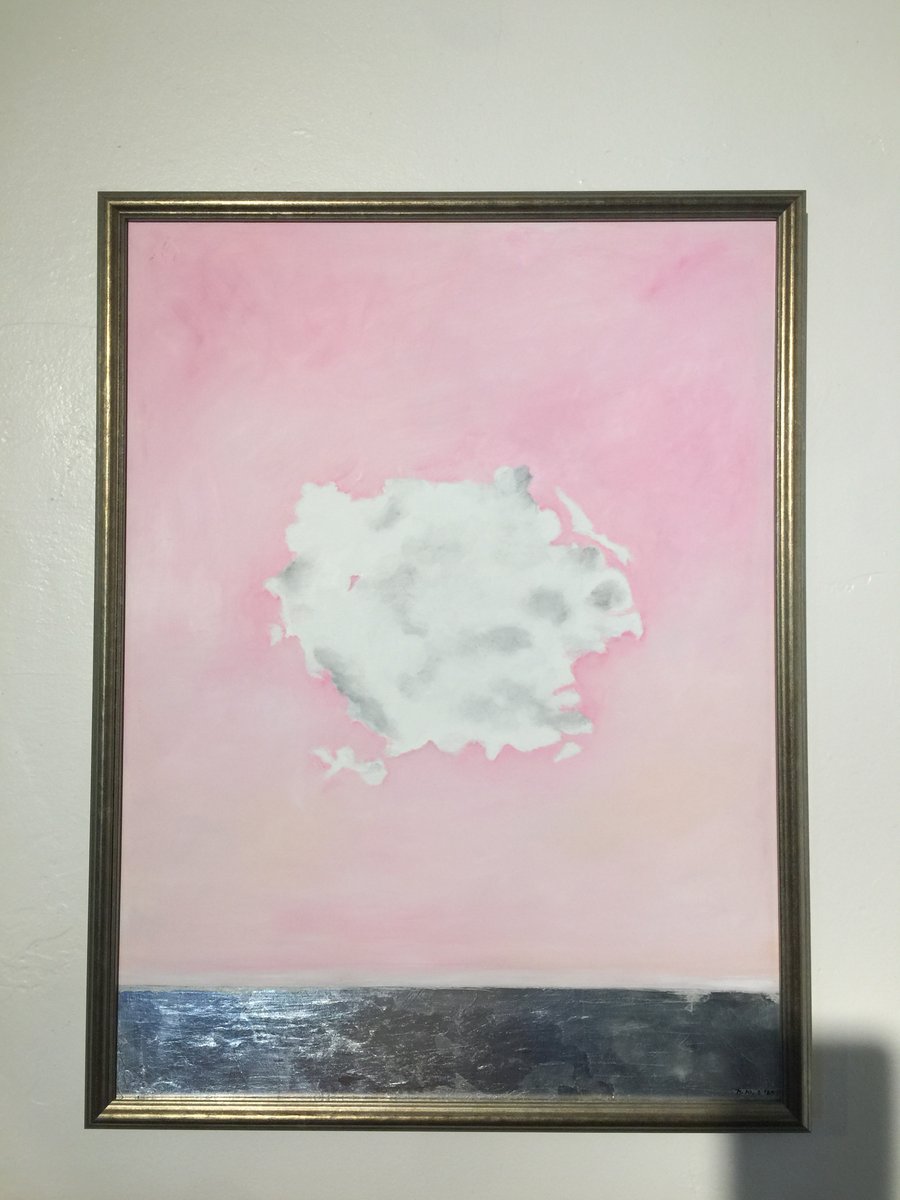 Cloud in Pink Sky with Big Silver Line / Sette Design Shop