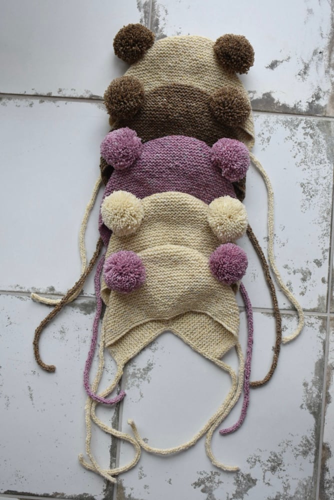Teddy Bonnet - Hand-knit in Ireland | Bramble Green Knitwear