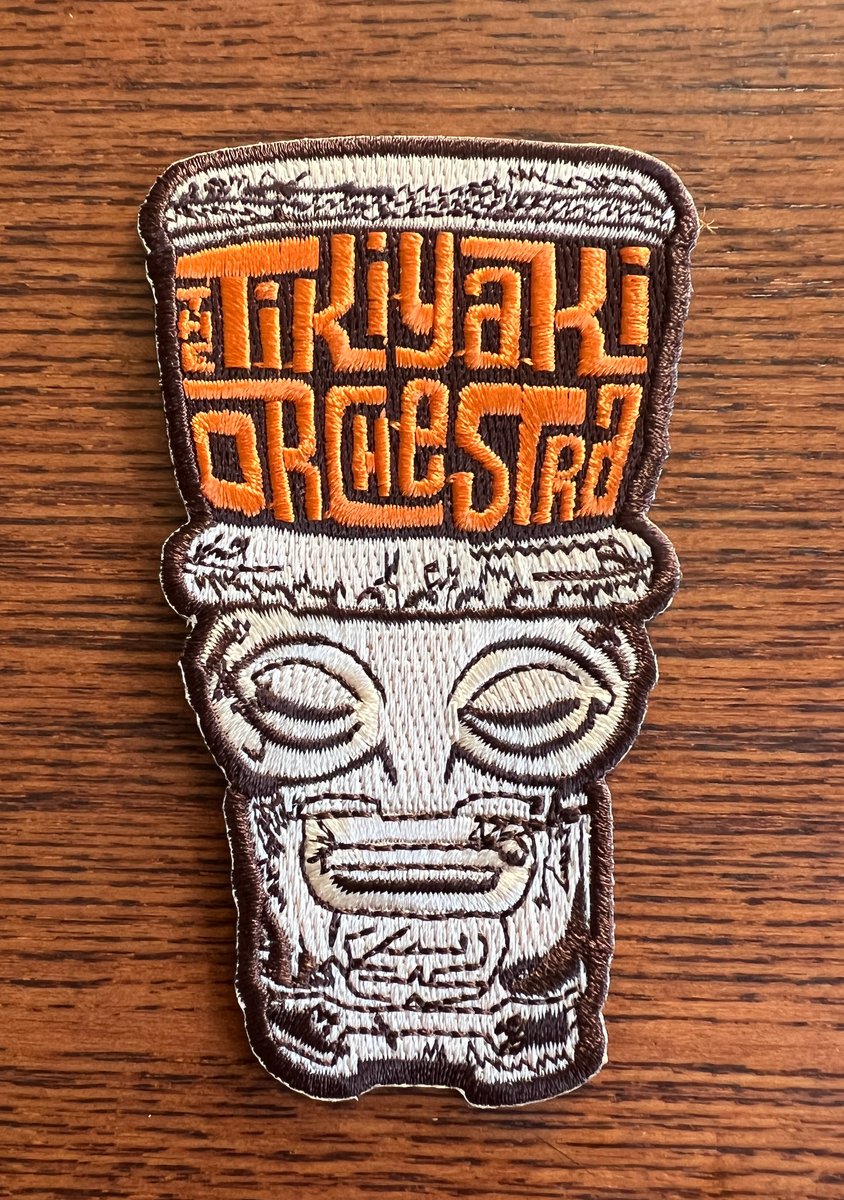 Tikiyaki Orchestra Logo Tiki Patch ( iron on patch) | Shop Tikiyaki