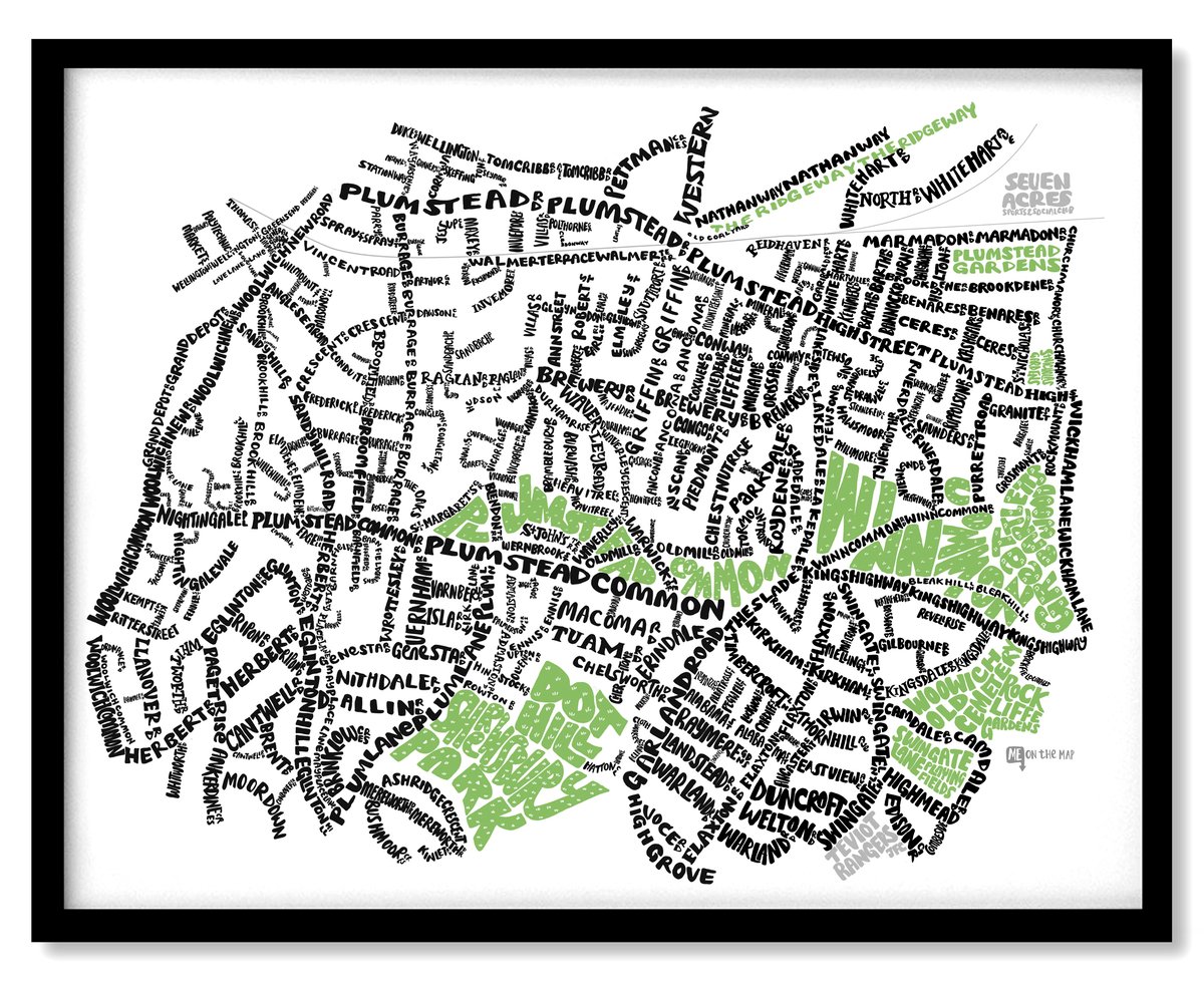 Plumstead & Plumstead Common Type map | Me On The Map