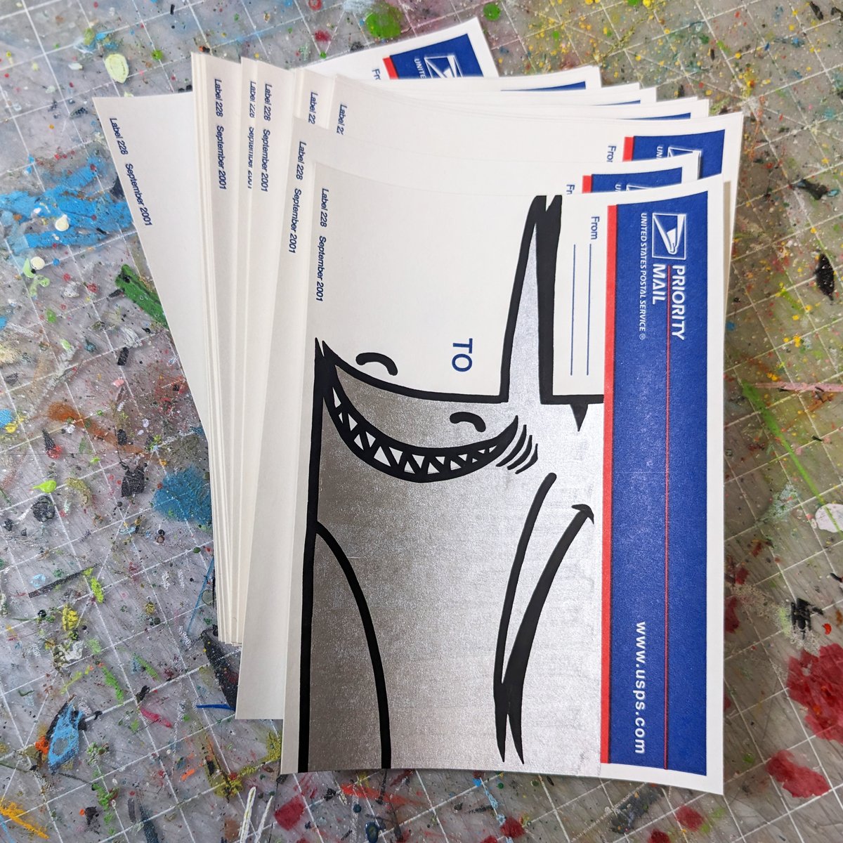 Hand Drawn Blue-Top | SHARPY