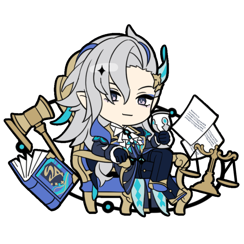 Neuvillette Enamel pin | ExtraMinta