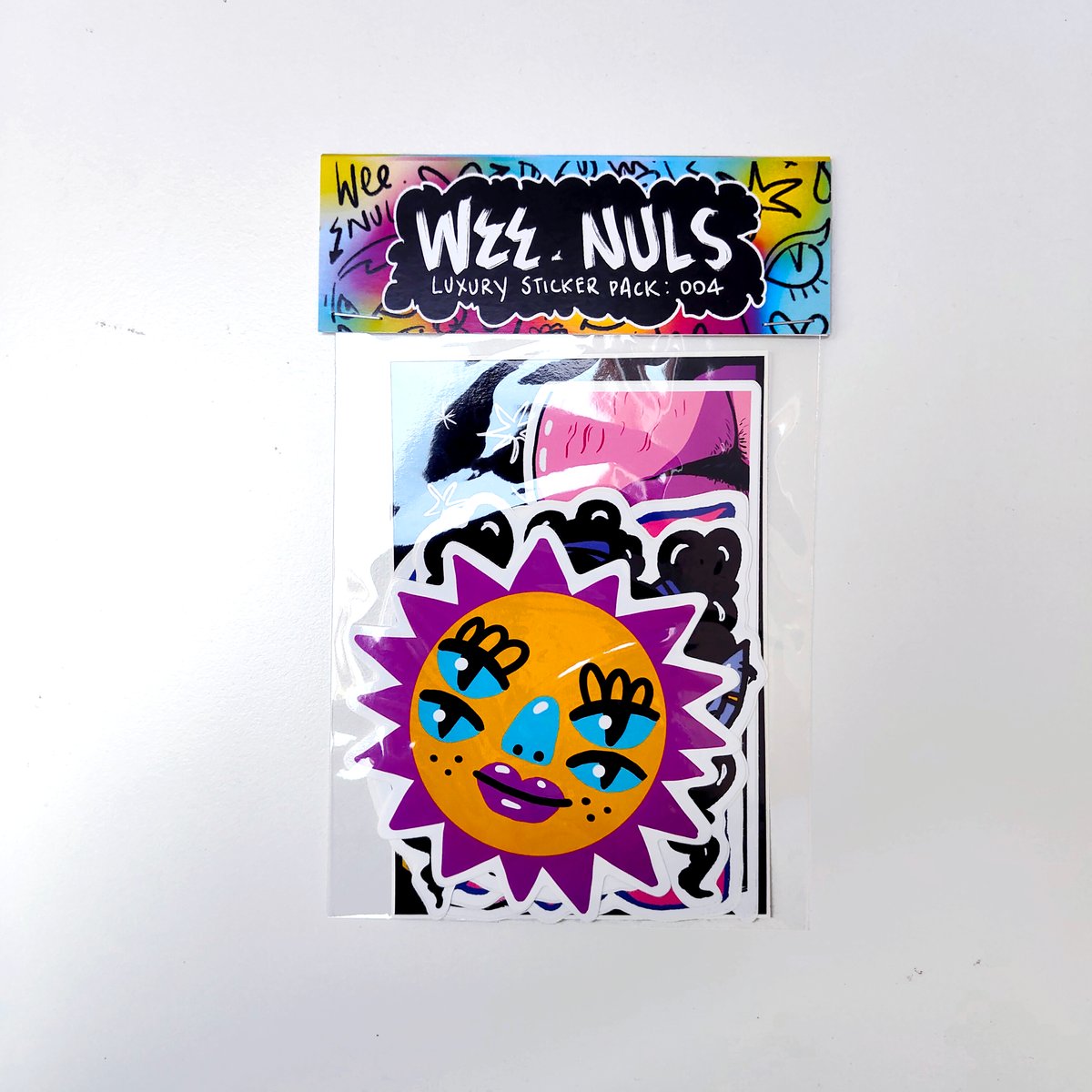 NEW | WEE NULS LUXURY STICKER PACK 004: 5 X JUMBO VINYL STICKERS | Wee ...