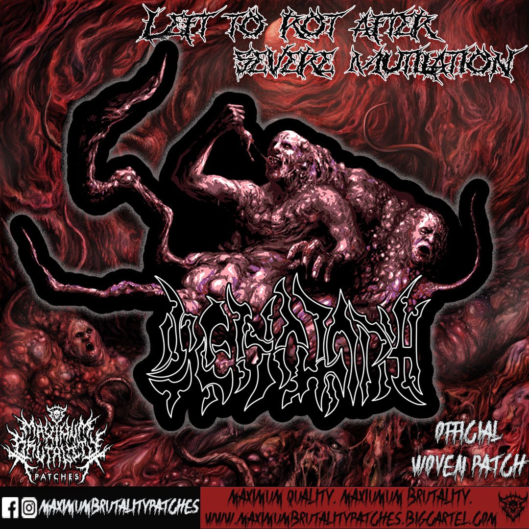 Cenotaph "Perverse Dehumanized Dysfunctions" Official Woven Patch ...