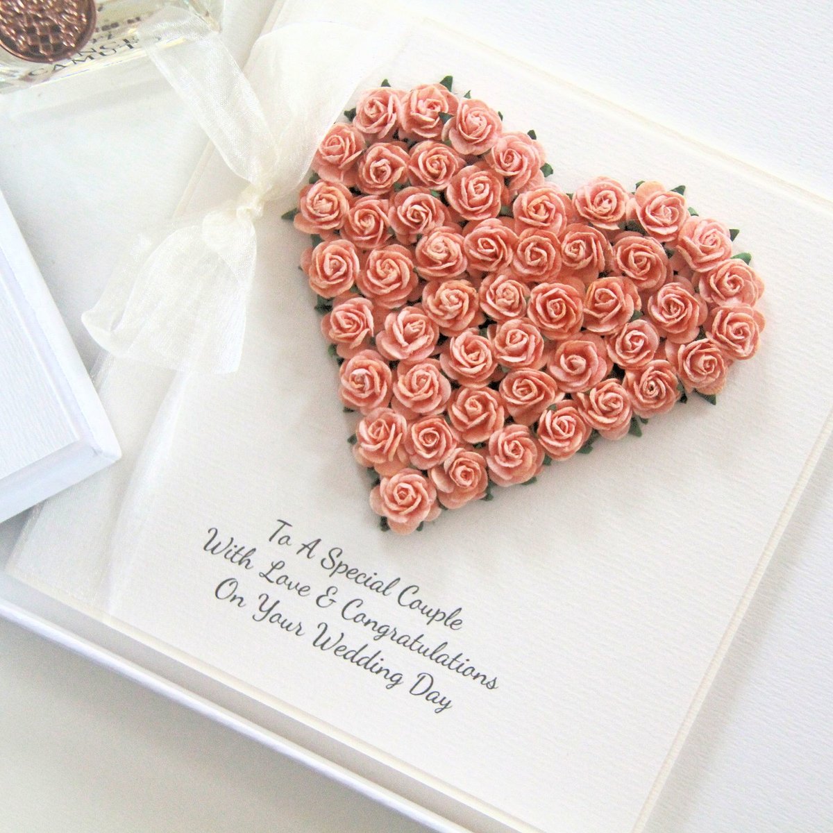 Luxury Wedding Card. 4 Colours. Keepsake Wedding Card. | the little ...