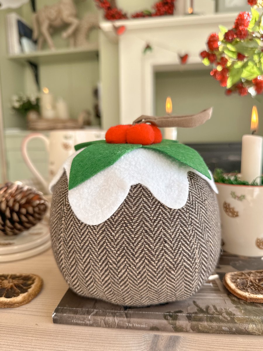 SALE! Fabric Christmas Pudding | With Love Abigailx