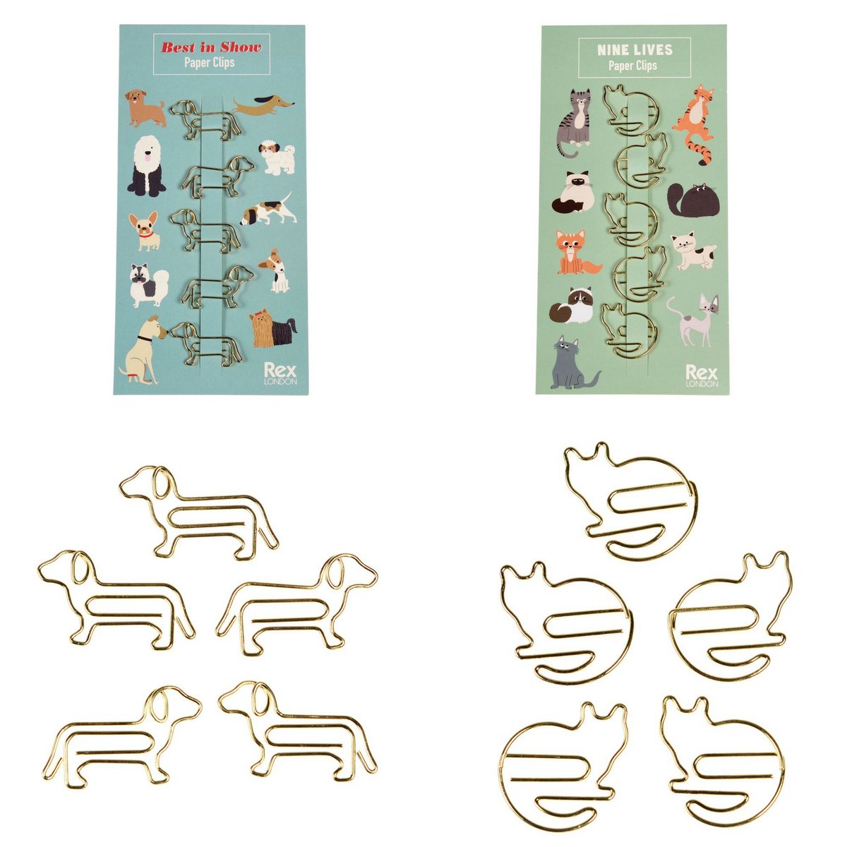 Cat & Dog Paper clips | The Crafty Squirrel