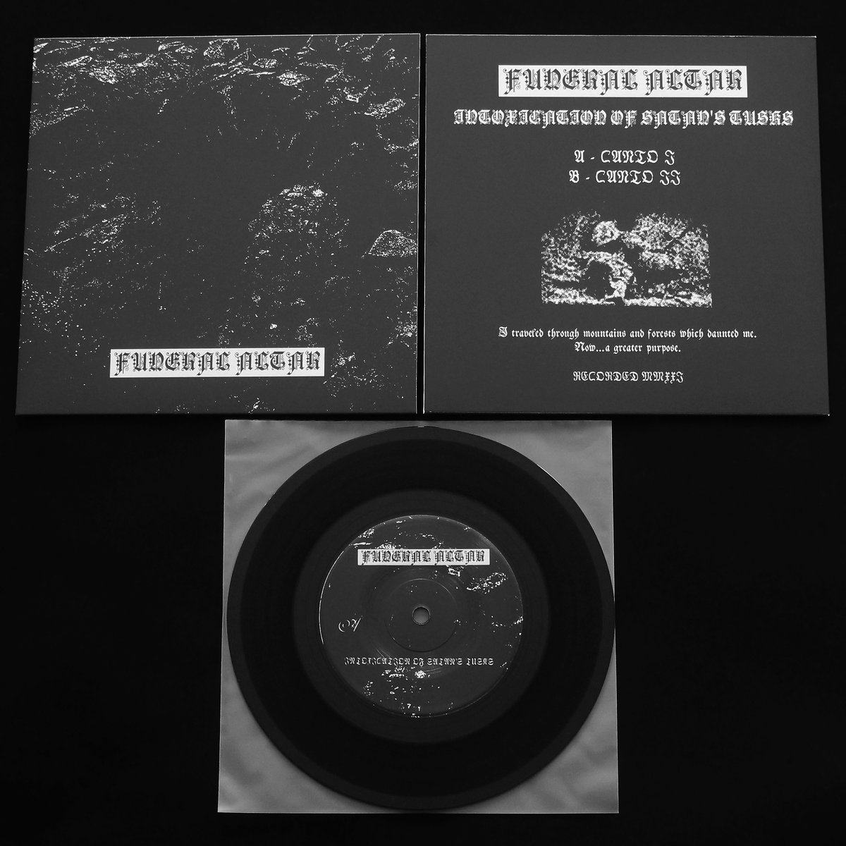 Arcane Altar — Funeral Altar – Intoxication of Satan's Tusks 7" EP