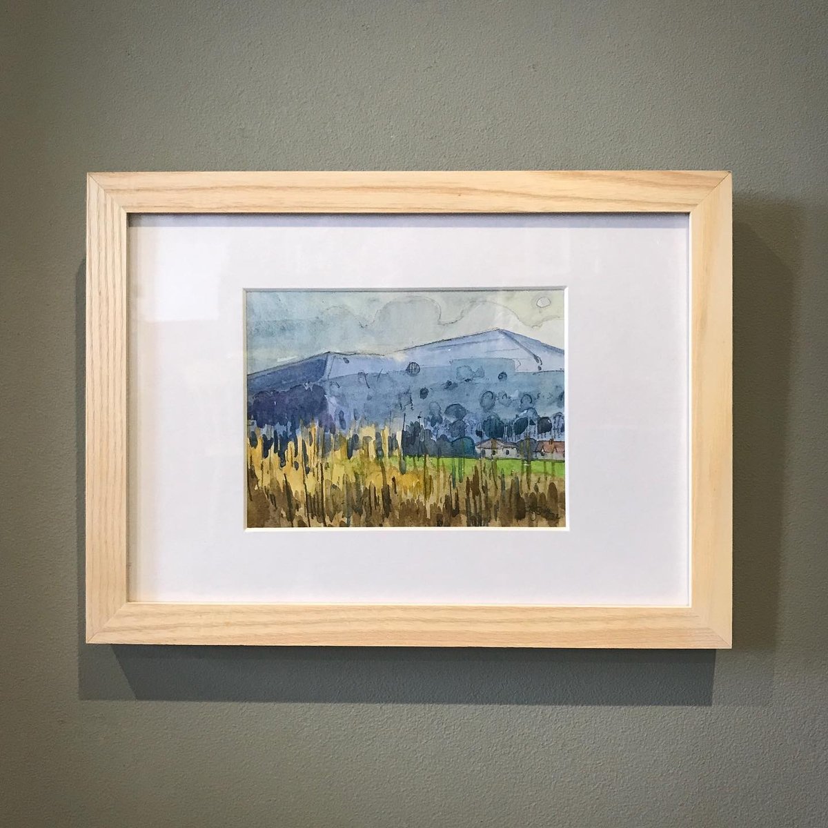 'Peachfield Common rain' by Antony Bridge | Antony Bridge - Malvern ...