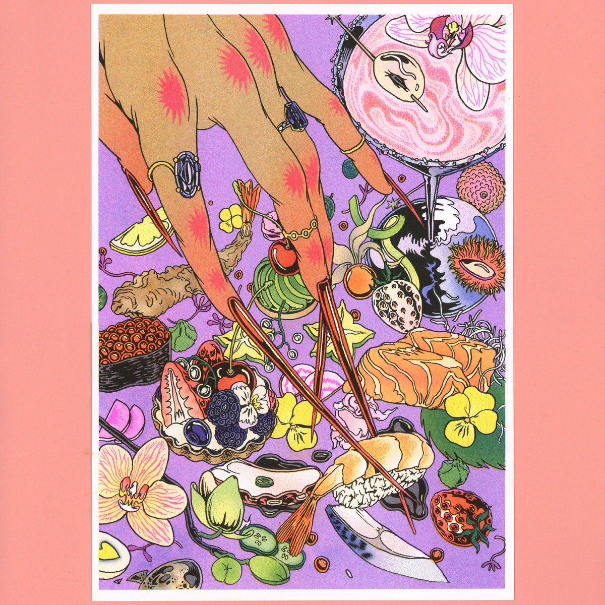 Alice Bloomfield — Food Riso Print