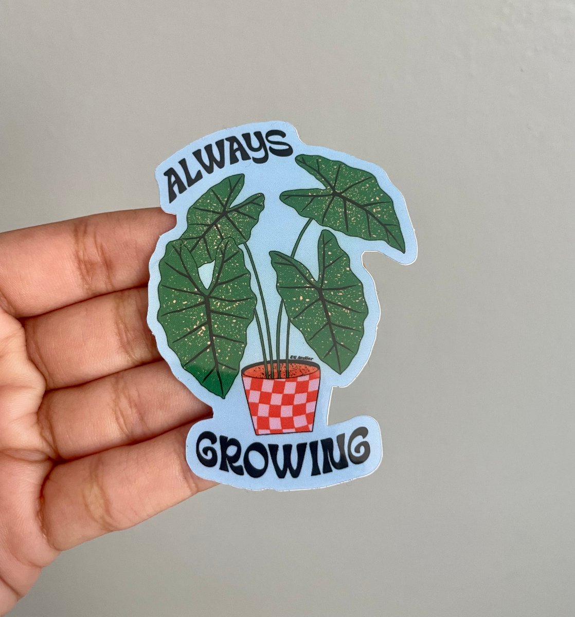 Always Growing sticker | E.G. Atelier