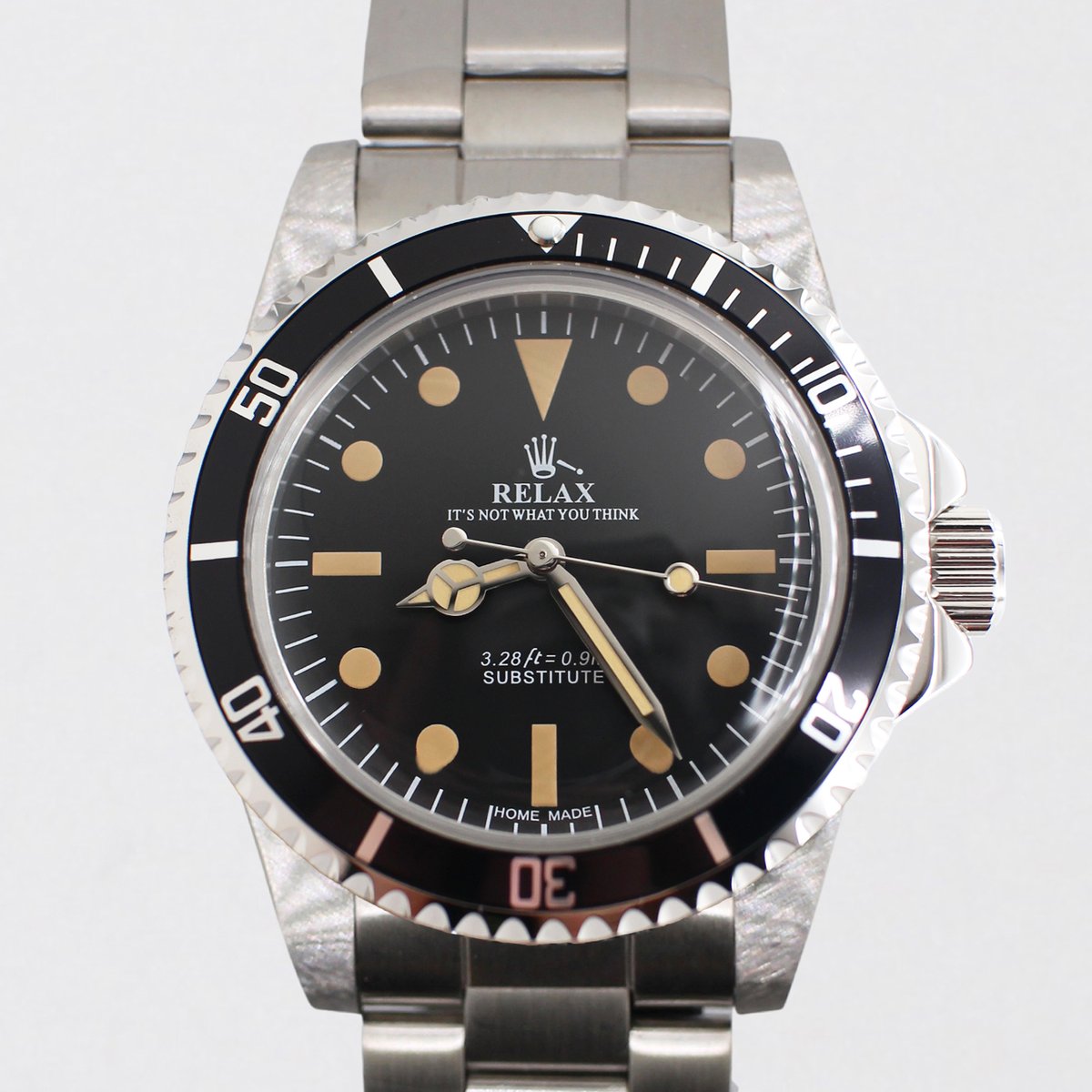 Vintage Style Relax No Date Sub | Relax Watch Shop