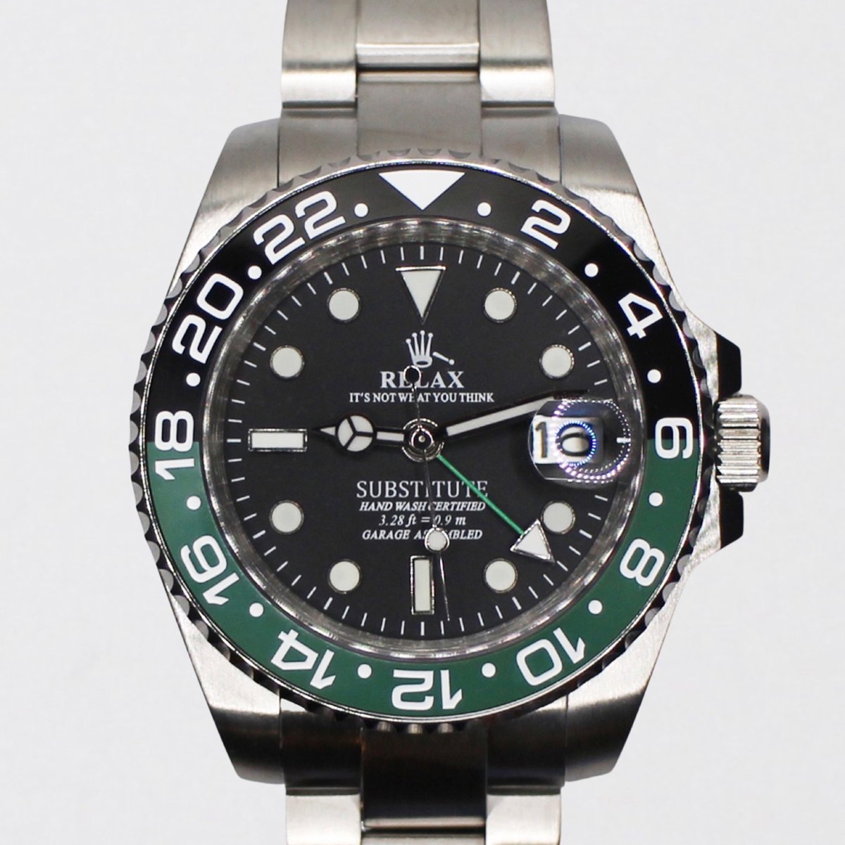 Relax Green & Black Sprite GMT | Relax Watch Shop