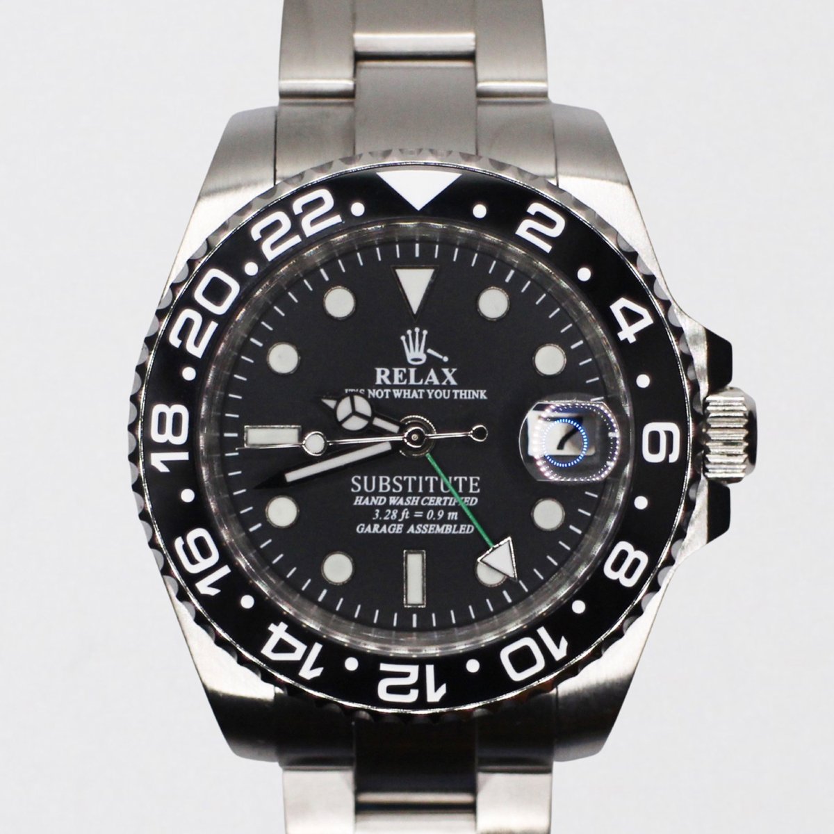 Relax Black GMT | Relax Watch Shop