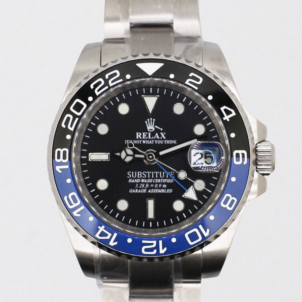 Relax Black & Blue Batman GMT | Relax Watch Shop