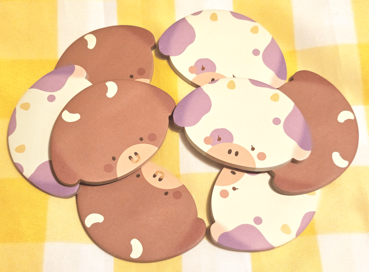 Cow & Bull Sticky Notes | limpachi
