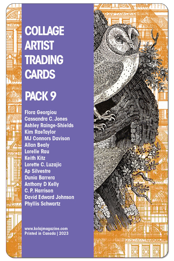Kasini House Artshop — Collage Artist Trading Cards, Pack Nine