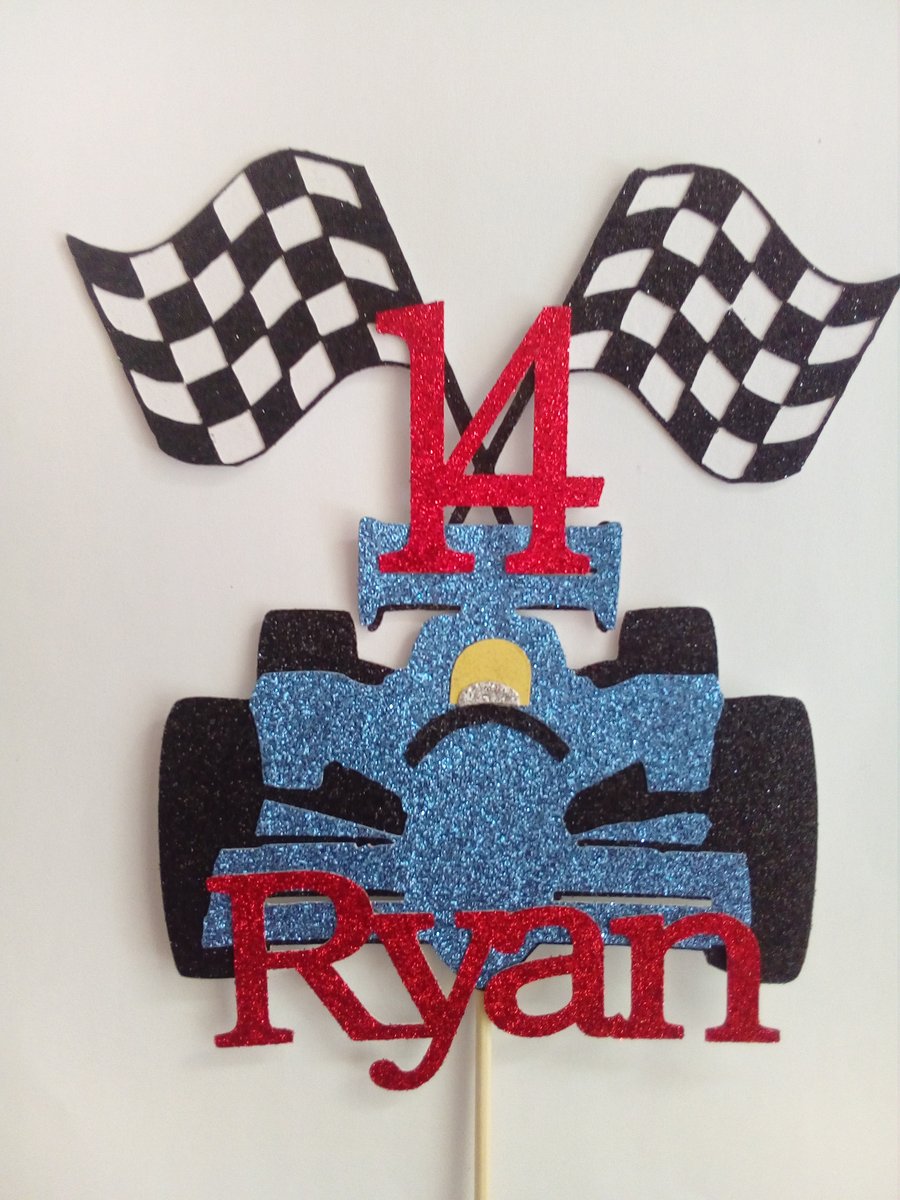 Custom Racing Car Cake Topper | Custom Cake Toppers