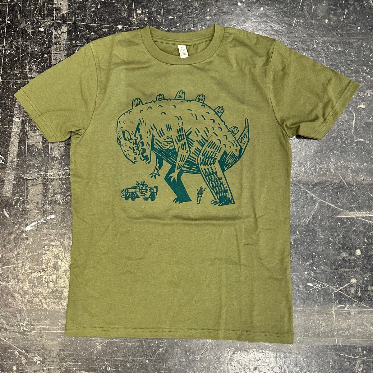 GORGU VS. THE ARMY - Wocco *GREEN* | Rogue Print Co.