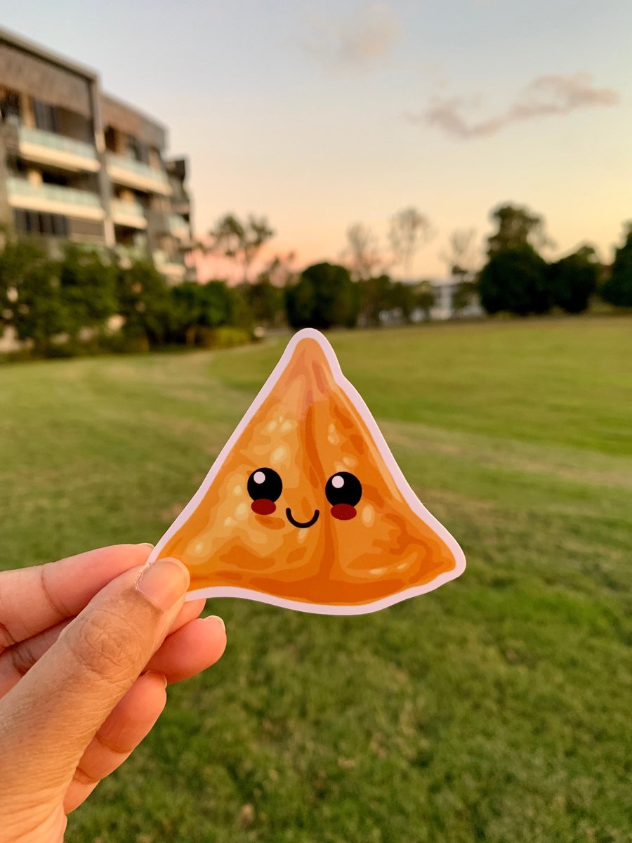 Samosa Sticker | Farrin Creates