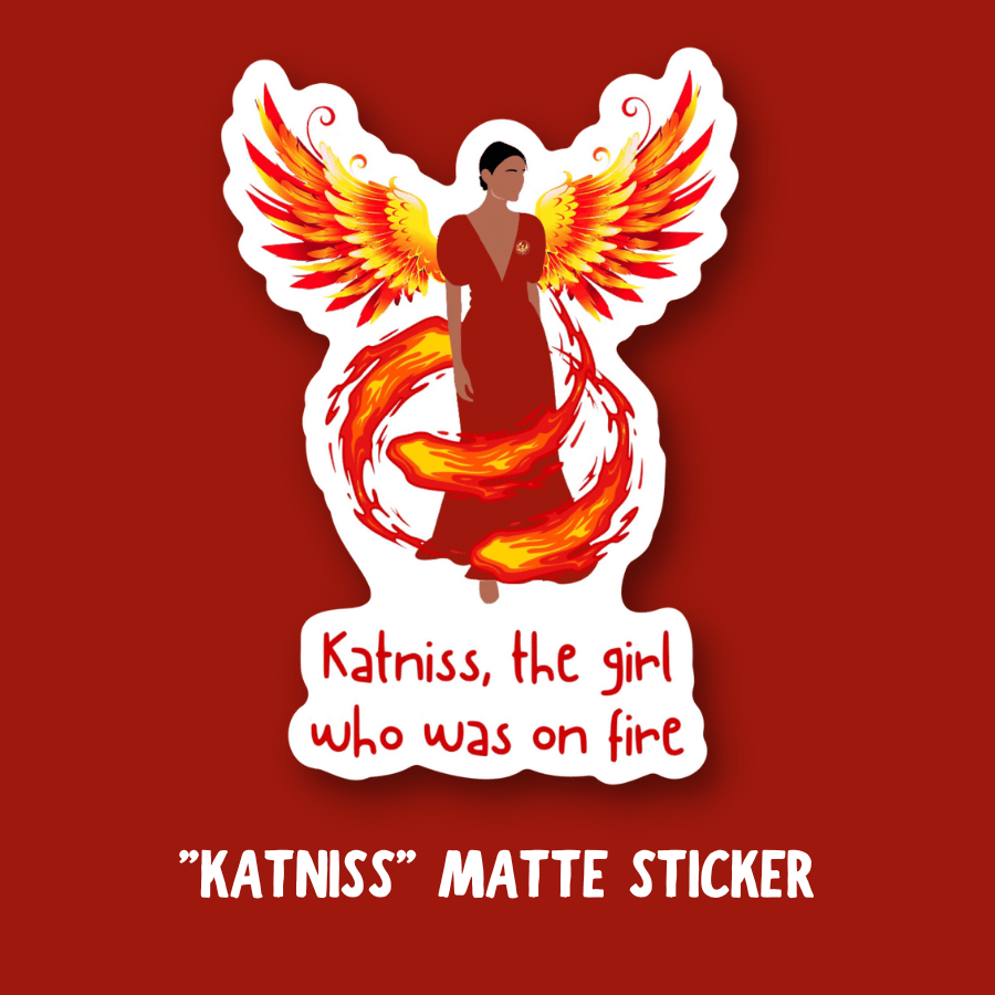 Katniss Sticker | The Hunger Games Inspired | Farrin Creates