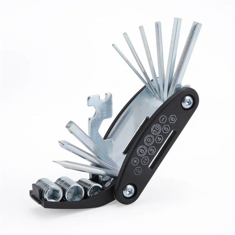 Pocket Bike Repair Set 16 in 1 Wrench Screwdriver Hex Allen Key Spanner ...