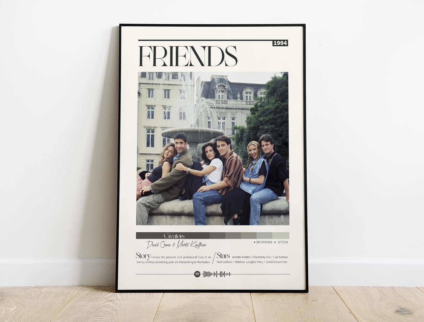 Friends - Television Sitcom Poster Print | Architeg Prints