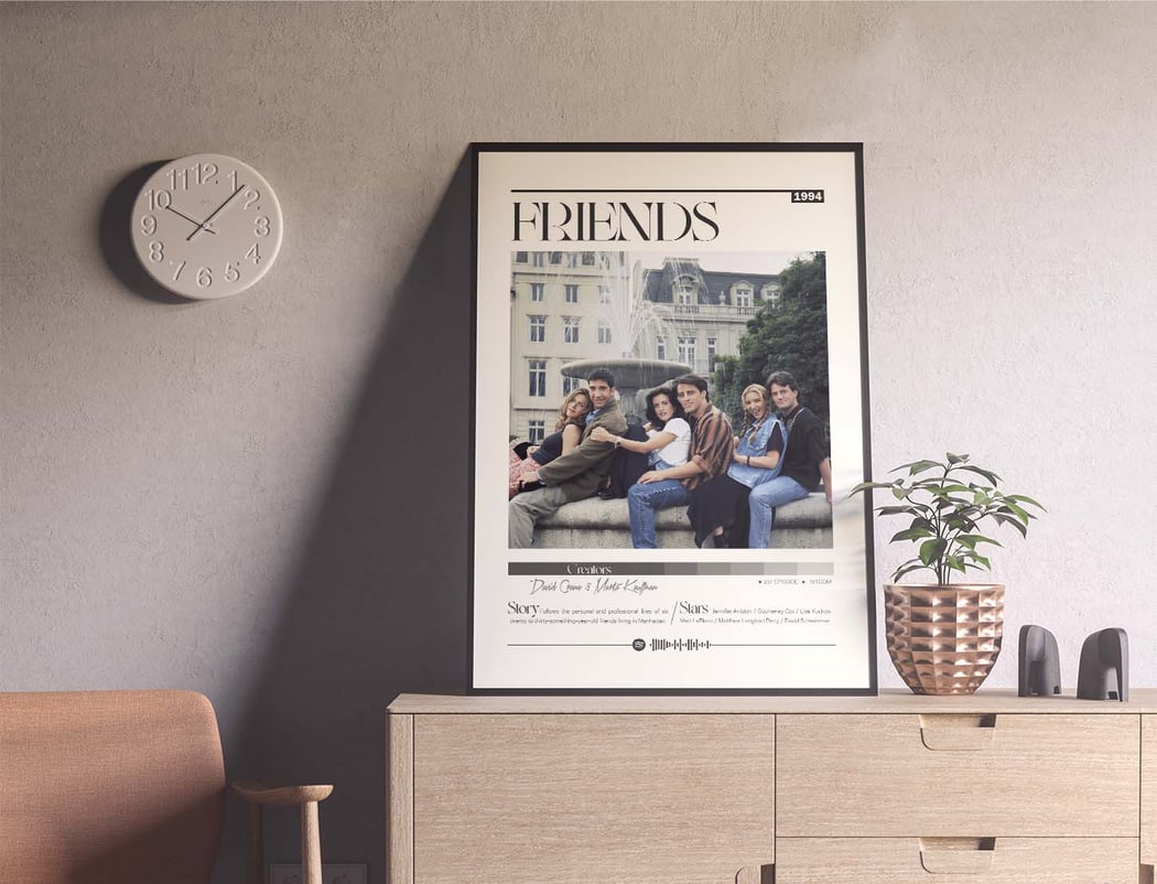 Friends - Television Sitcom Poster Print | Architeg Prints