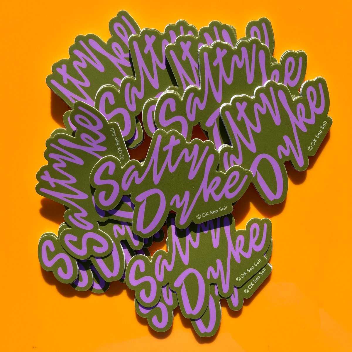 "Salty Dyke" Sticker | OK Sea Salt