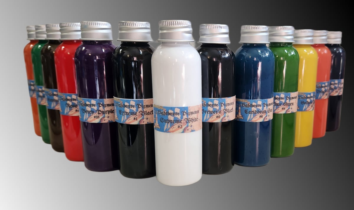 Lighthouse Premix Pigments 12 Color Set | philadelphiaeddietattoosupply