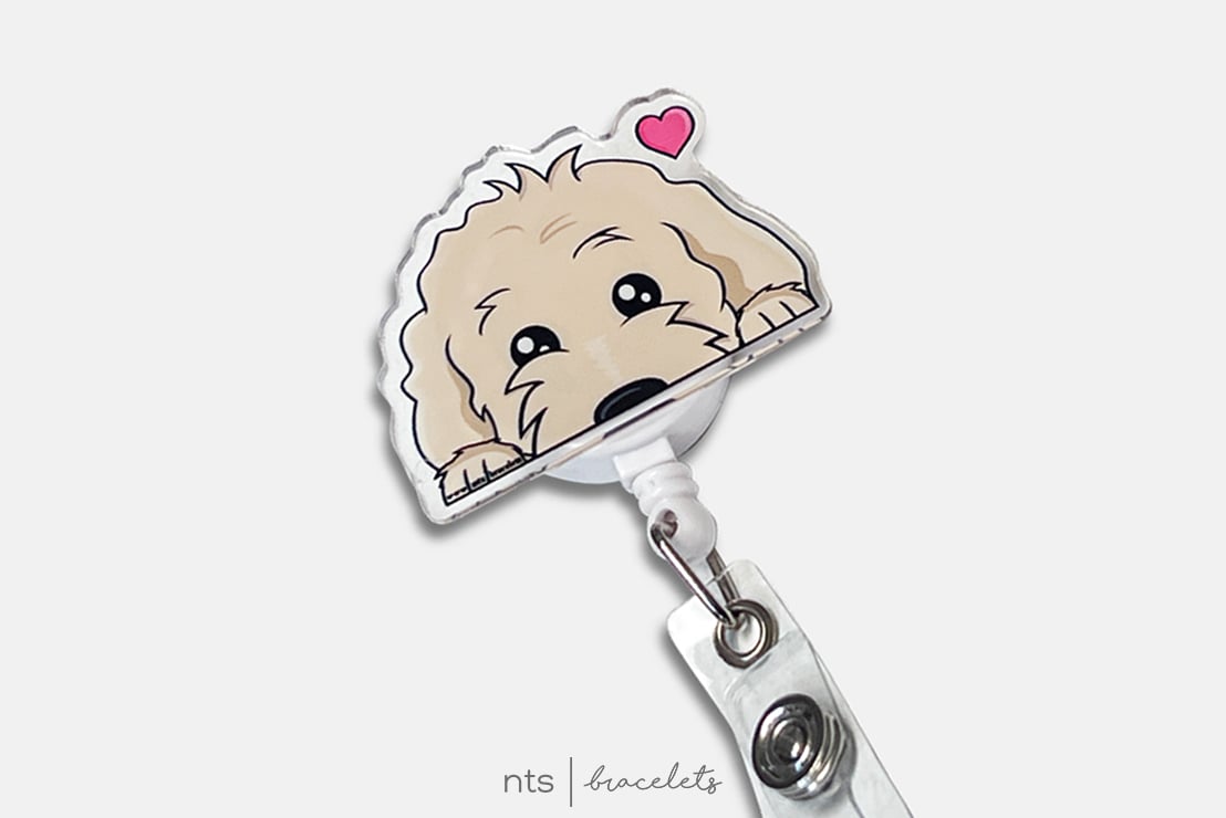 NAMI/LABRADOODLE BADGE REEL | NTS Bracelets