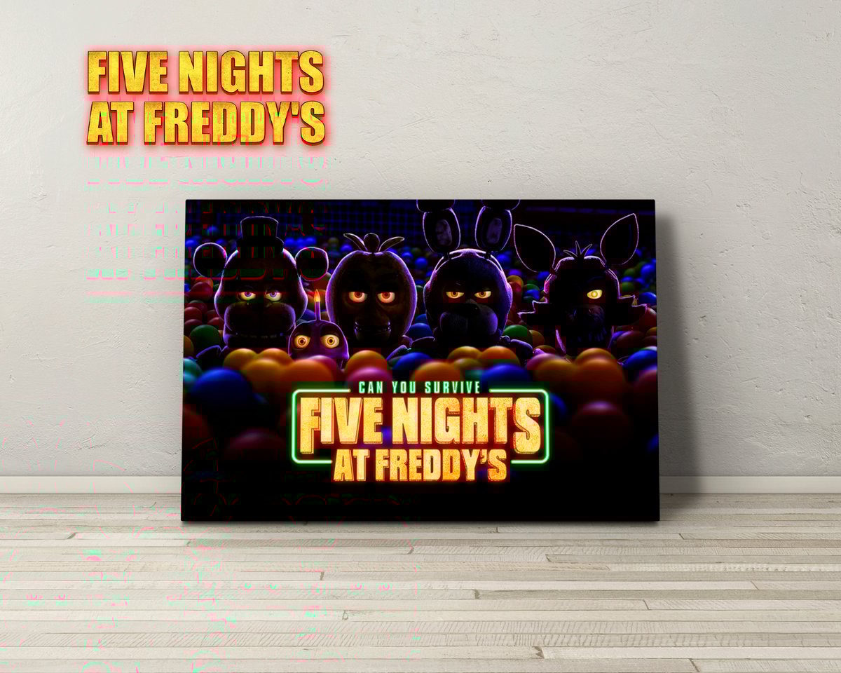 FNAF Aluminium Sign 1 (30x20cm) | Adiprintz