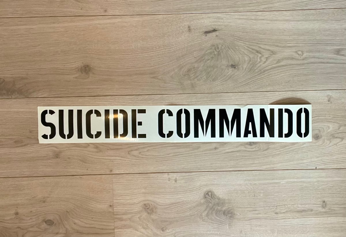 Car sticker / suicide commando