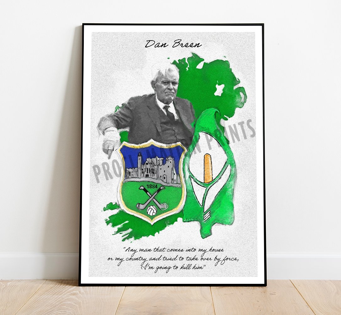 Dan Breen Watercolour Effect A3 Print (Unframed) | Proclamation Prints