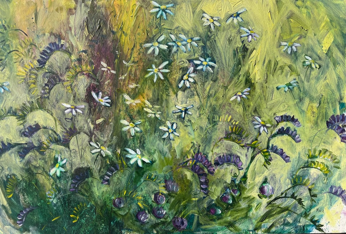 Daisy and Vetch | Moisepaintings
