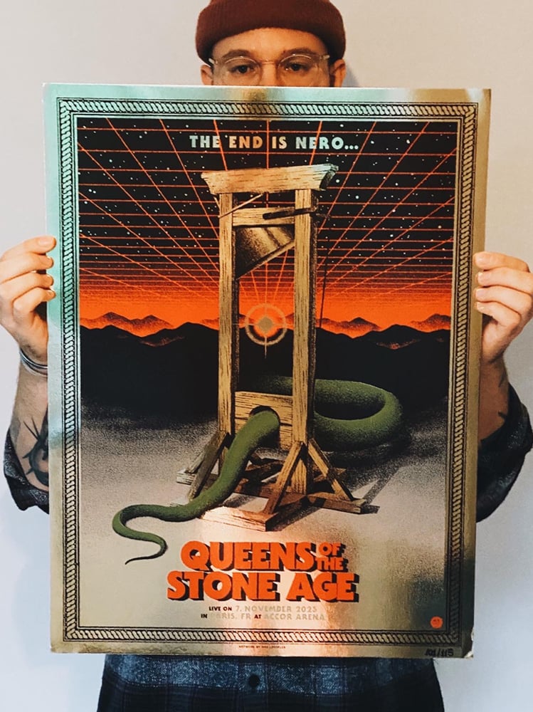 'QOTSA - Accor Arena, Paris 2023' | Max Löffler Illustration