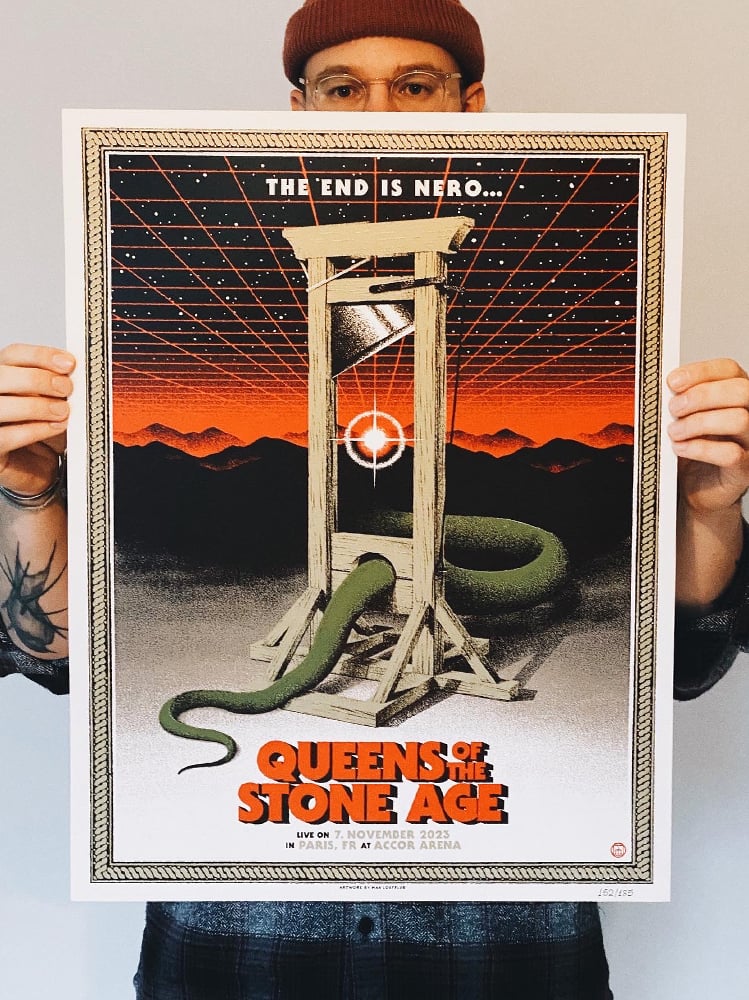 'QOTSA - Accor Arena, Paris 2023' | Max Löffler Illustration